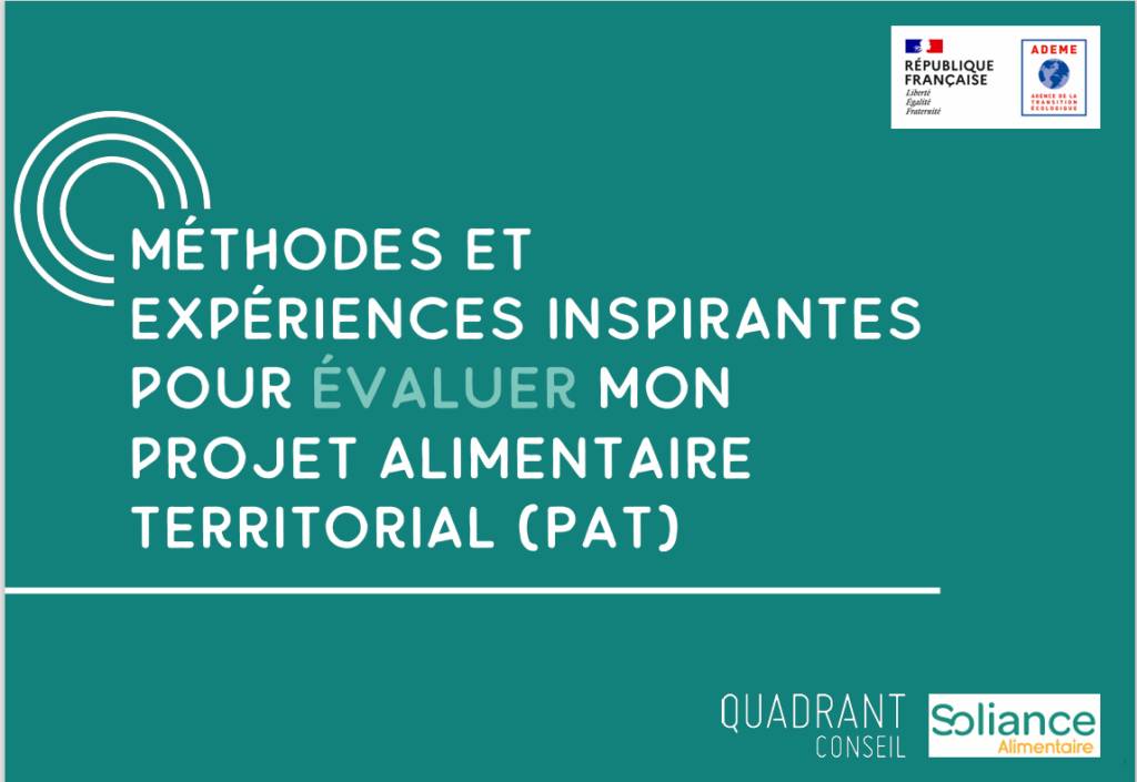 Evaluer l'impact des projets alimentaire territoriaux - France PAT
